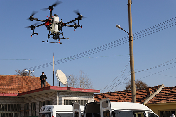 潍坊这个村来了“高科技”公益消毒队！免费消毒还自带消毒液_齐鲁原创_山东新闻_新闻_齐鲁网