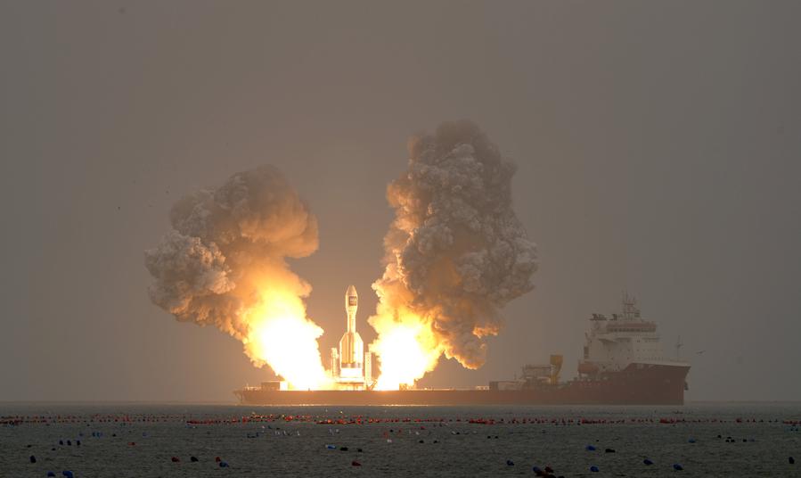 Shandong launches Gravity-1 rocket from sea_news_english_QiluNet