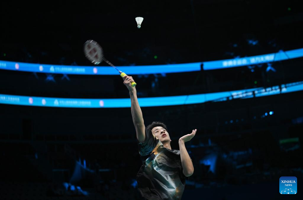 Team Shandong wins gold of U18 men's team of badminton at National Games