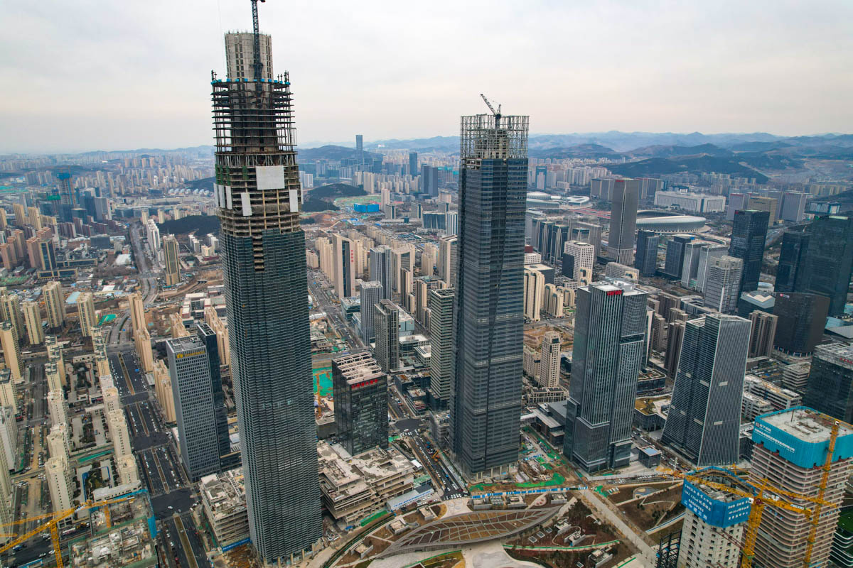 节后复工，CBD“五指山”强力起势！一组航拍照片带你瞰最新进展_齐鲁原创_山东新闻_新闻_齐鲁网