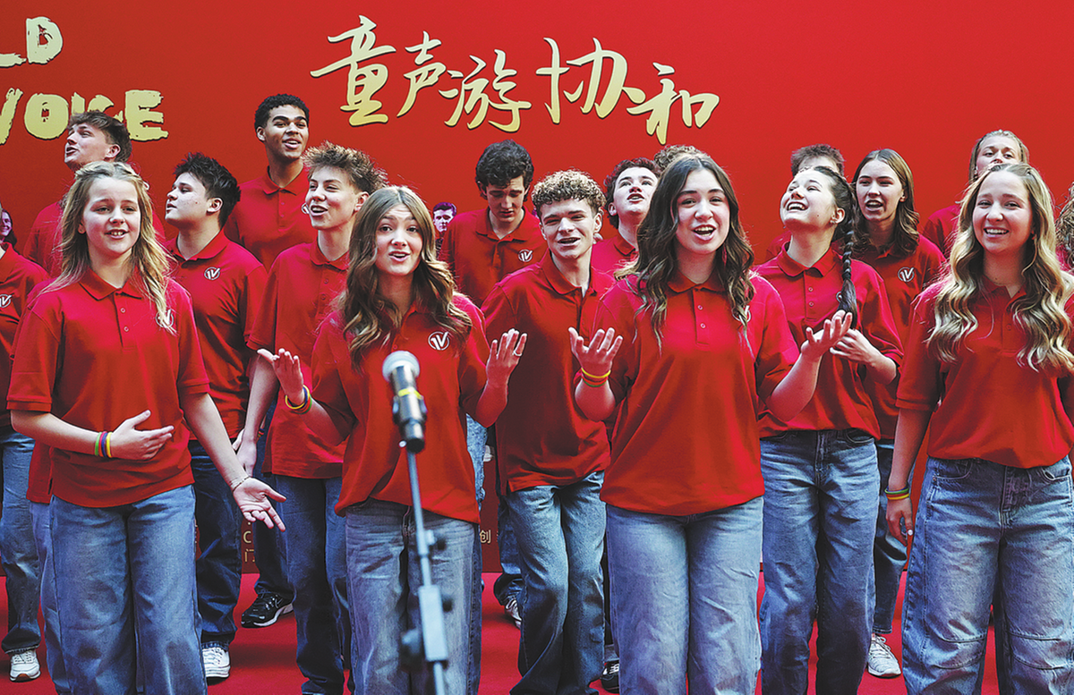 US children's choir brings message of hope and unity