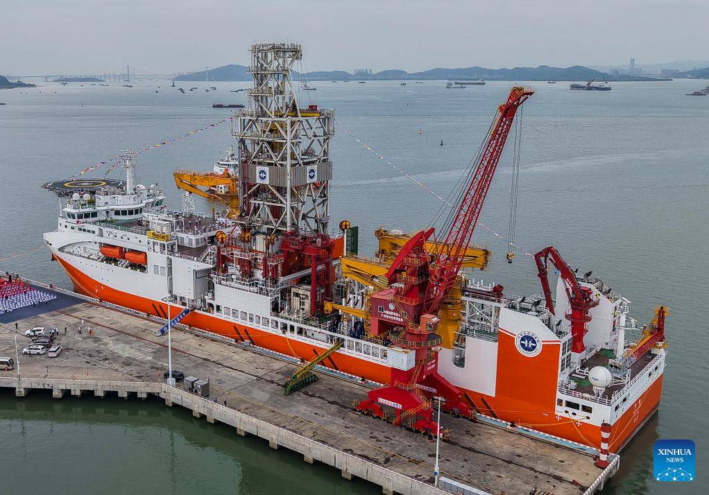 China's first deep-ocean drilling vessel enters service_news_english ...